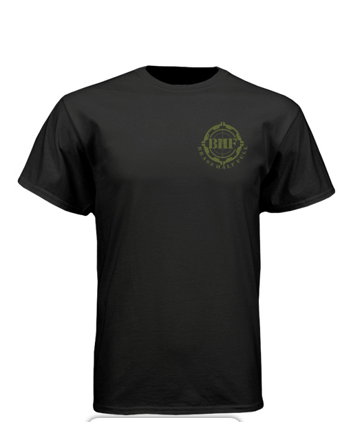 BHF Logo Tee – Brass Half Full
